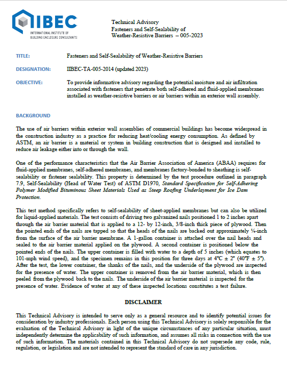 TA Fasteners | IIBEC