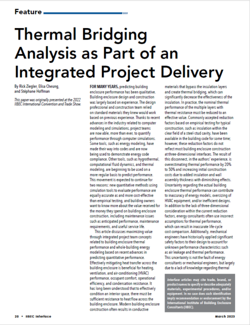Thermal Bridging | IIBEC