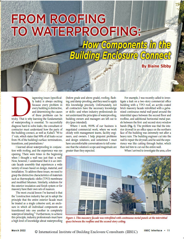 Waterproofing | IIBEC