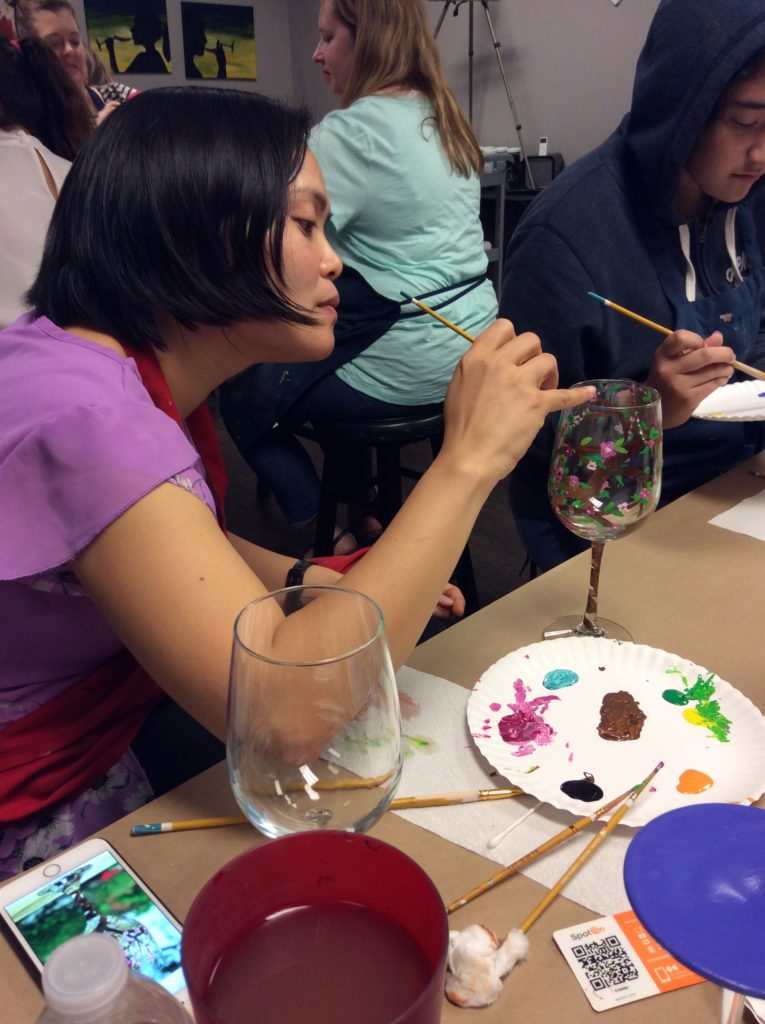 Wine Glass Painting Class 2 | IIBEC
