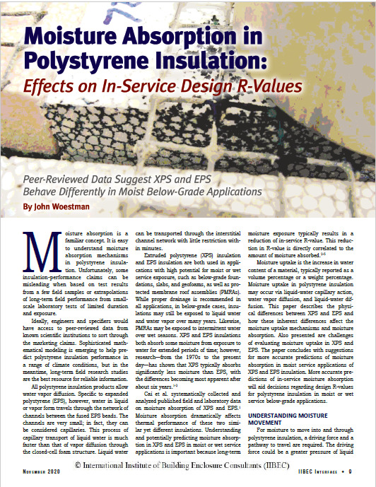 Moisture | IIBEC