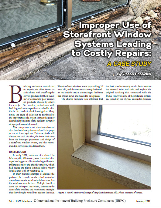 Storefront Windows | IIBEC